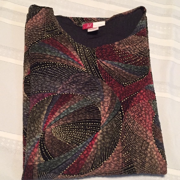 JM Collection | Tops | Jm Woman Collection Blouse Plus Size Tunic 2x ...